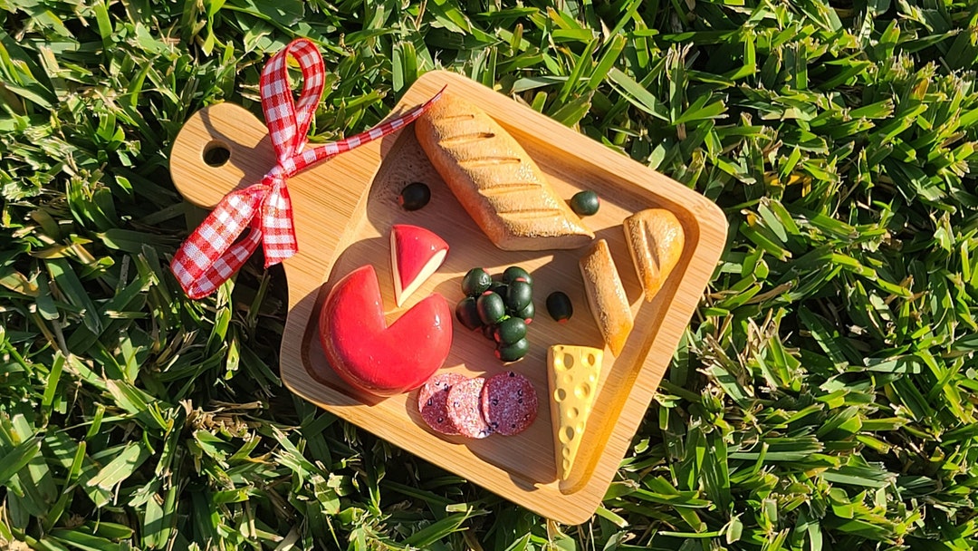 Miniature Clay Cheese Board - Etsy