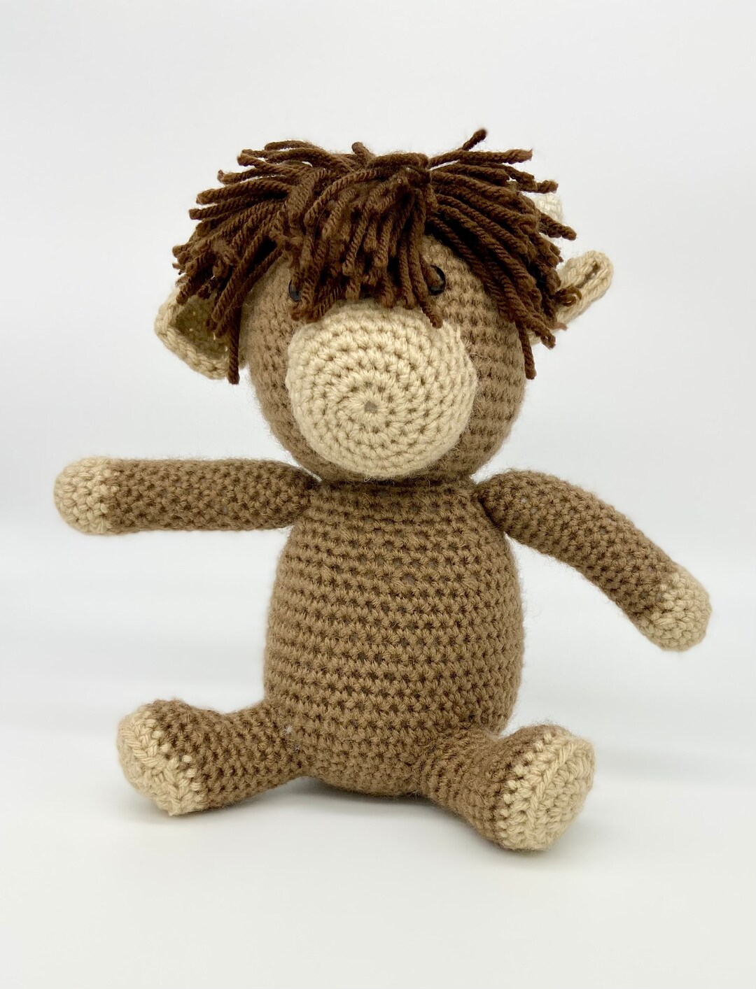 Crochet Yak, Crochet Animal, Stuffed Animals, Handmade Animal, Handmade ...