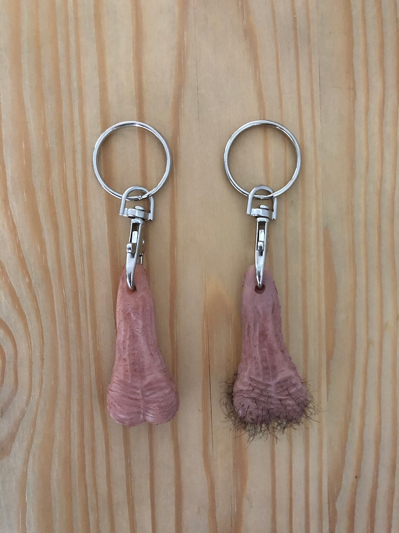 Balls Scrotum Keychain Testicles Keyring Testicles Keychain Funny T