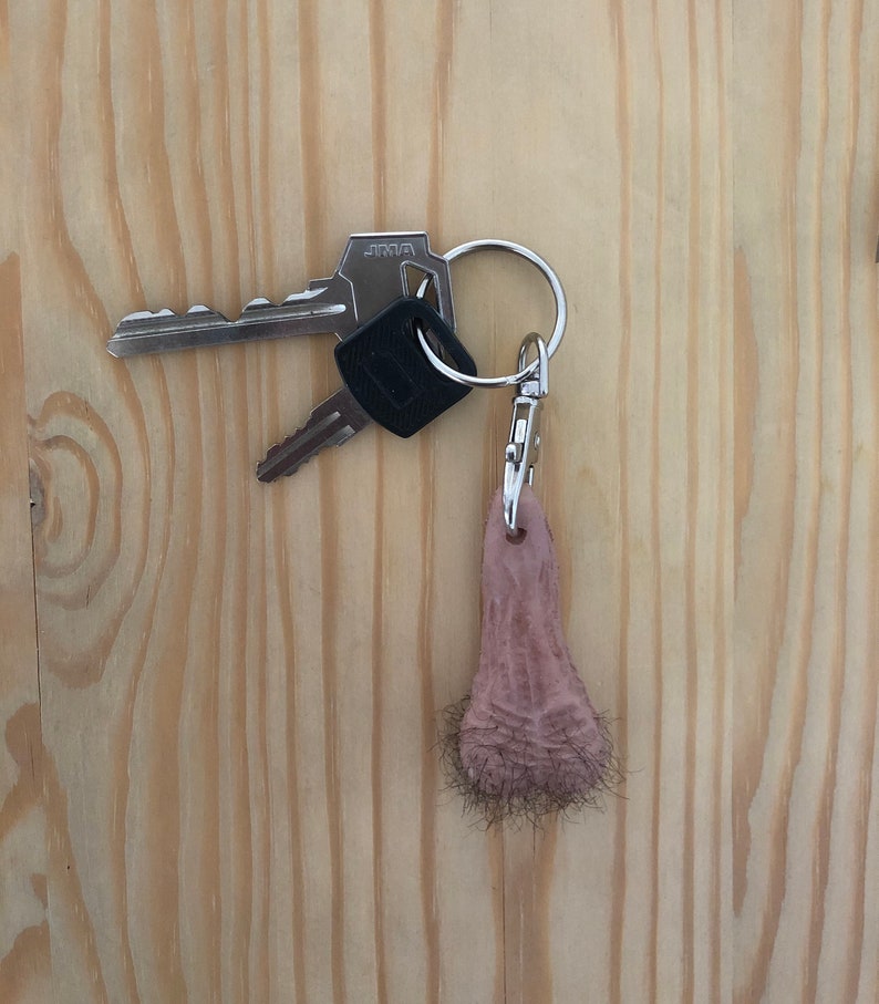 Balls-scrotum Keychain-testicles Keyring-testicles Keychain-funny Gift ...