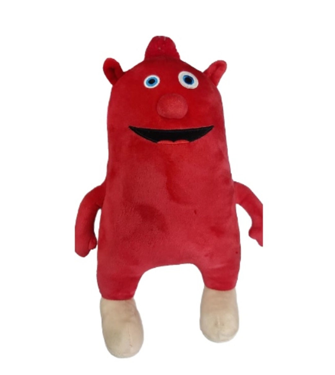 Cuddlies Yum Yum Red Bear Baby TV Inspired Soft Plush Handmade Toy - Etsy