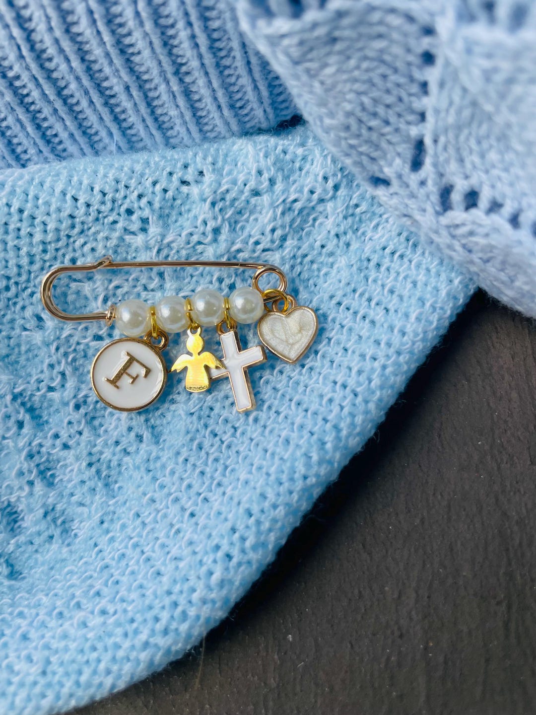 Baby Keepsake Pin Customize and Personalized, Monogram Elegant Brooch ...