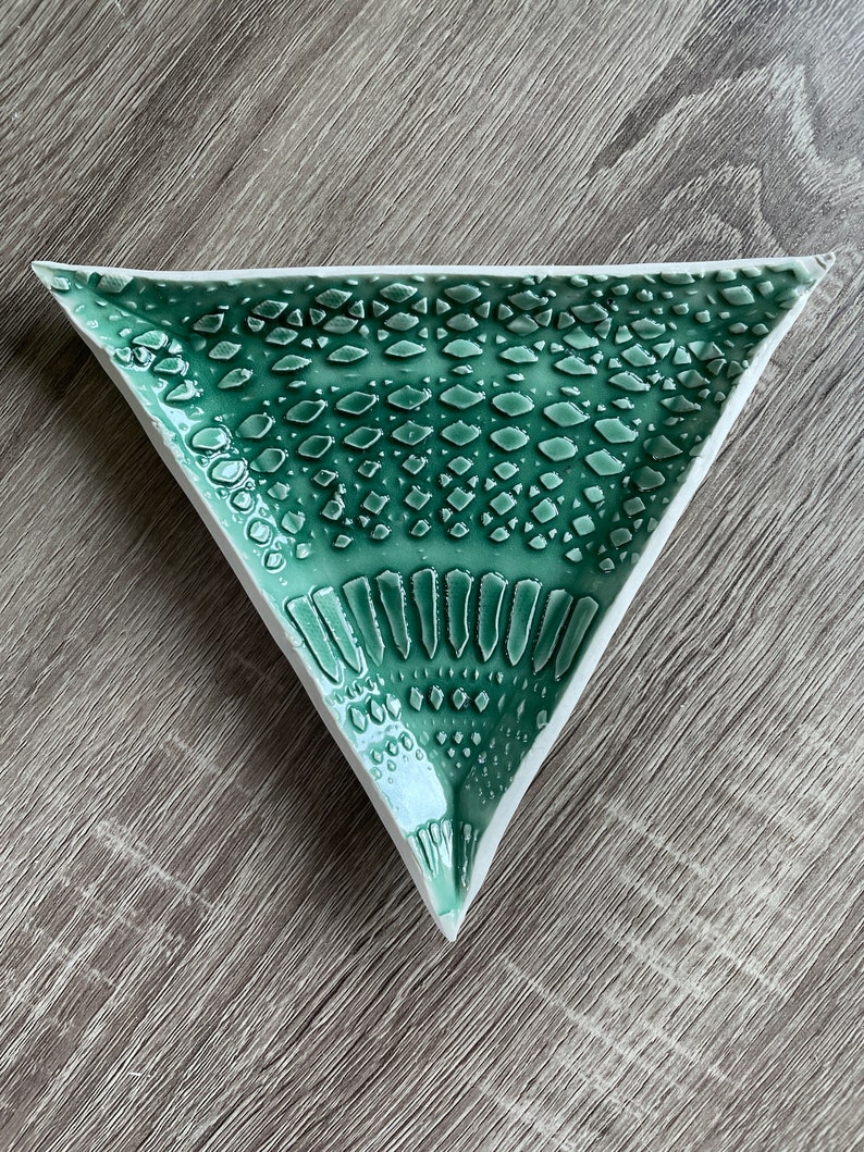 Decorative Triangular Plates - Etsy