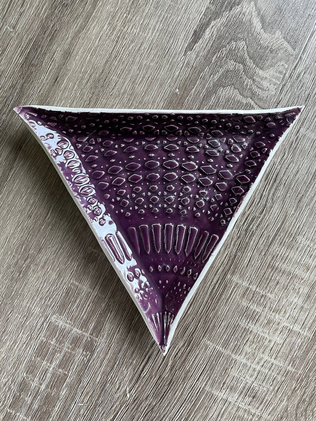 Decorative Triangular Plates - Etsy