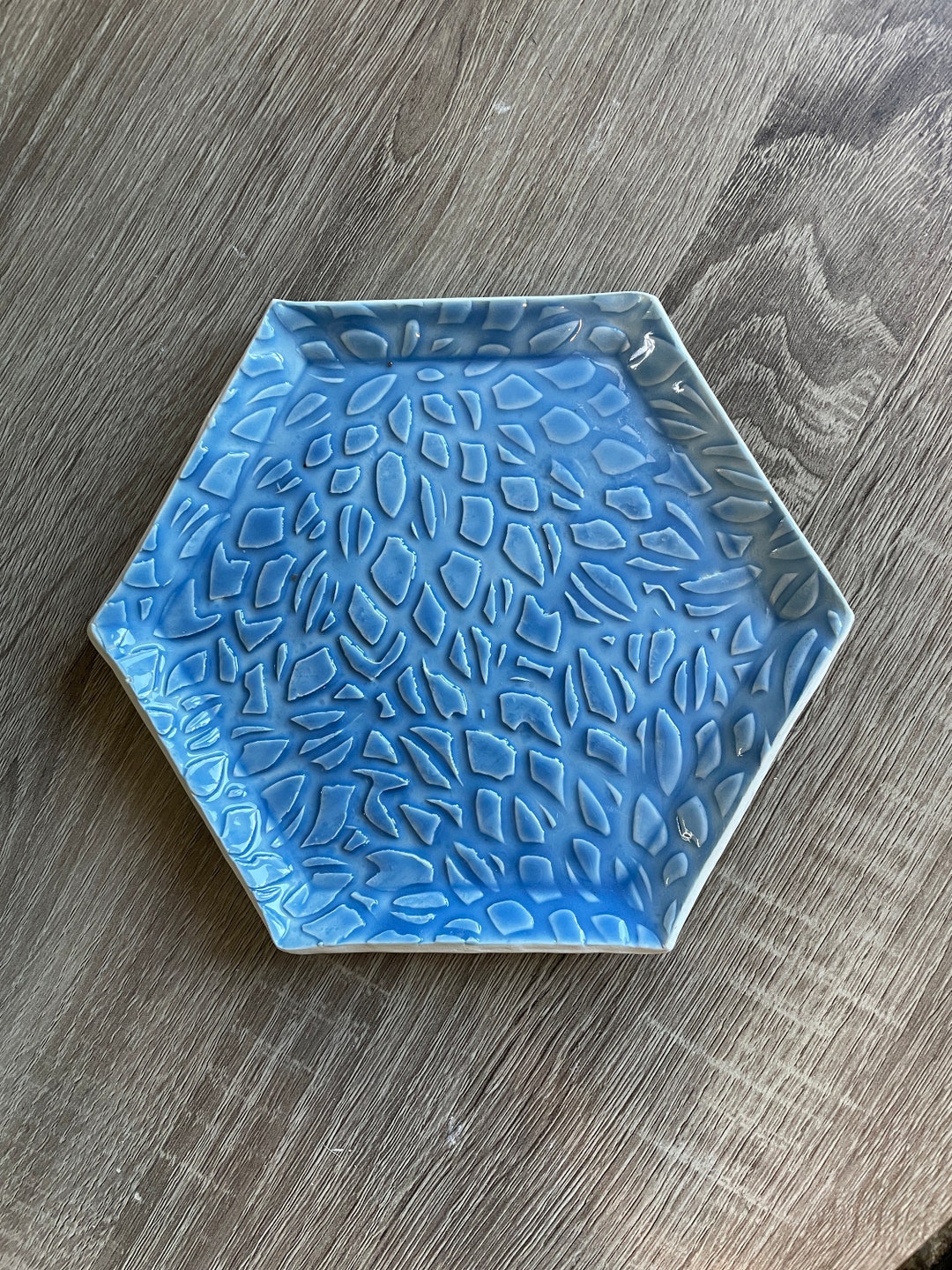 Decorative Hexagon Plates - Etsy