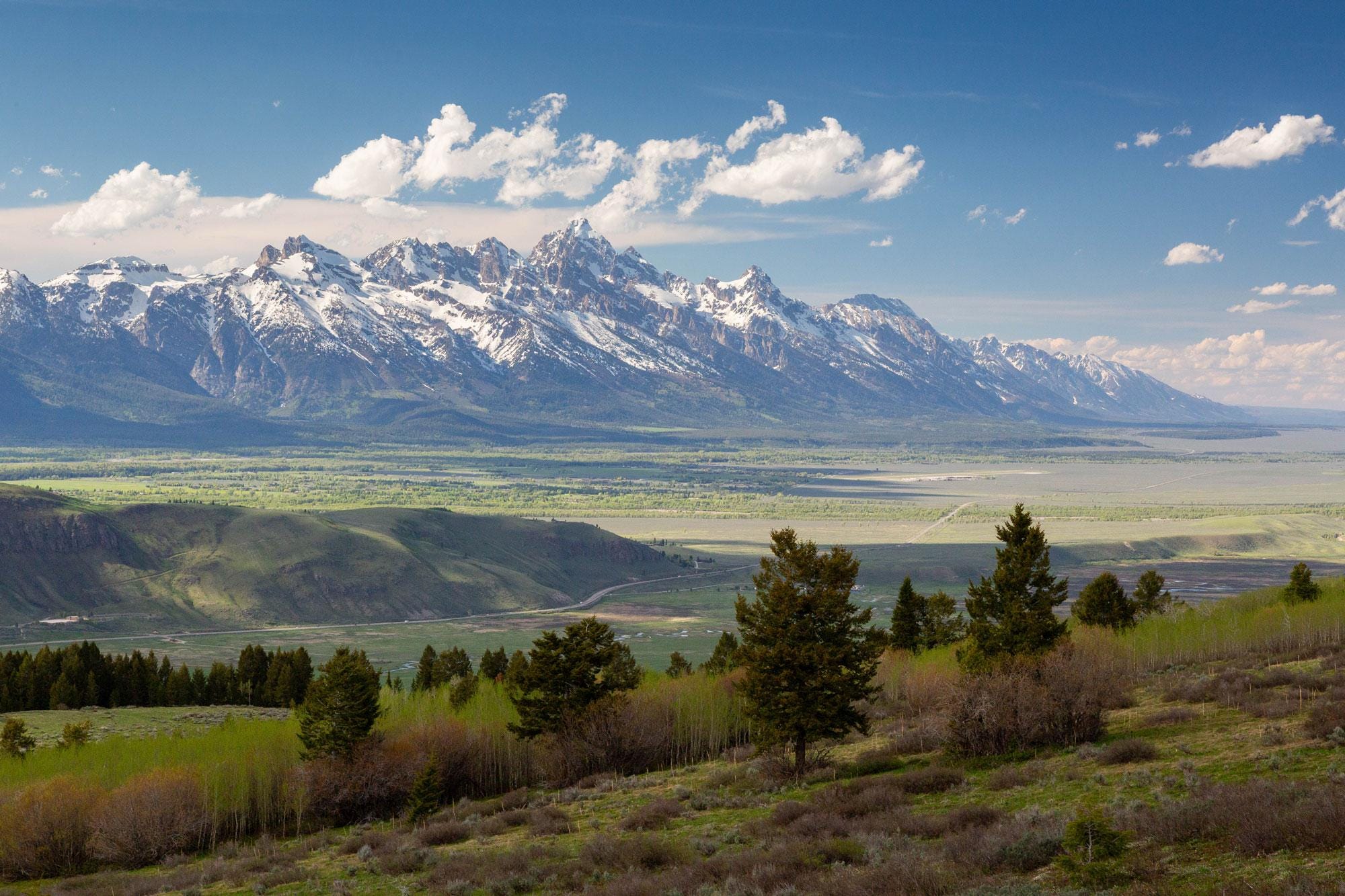 Teton Mountains Above Jackson Hole Mountain Decor by Mike Cavaroc of ...