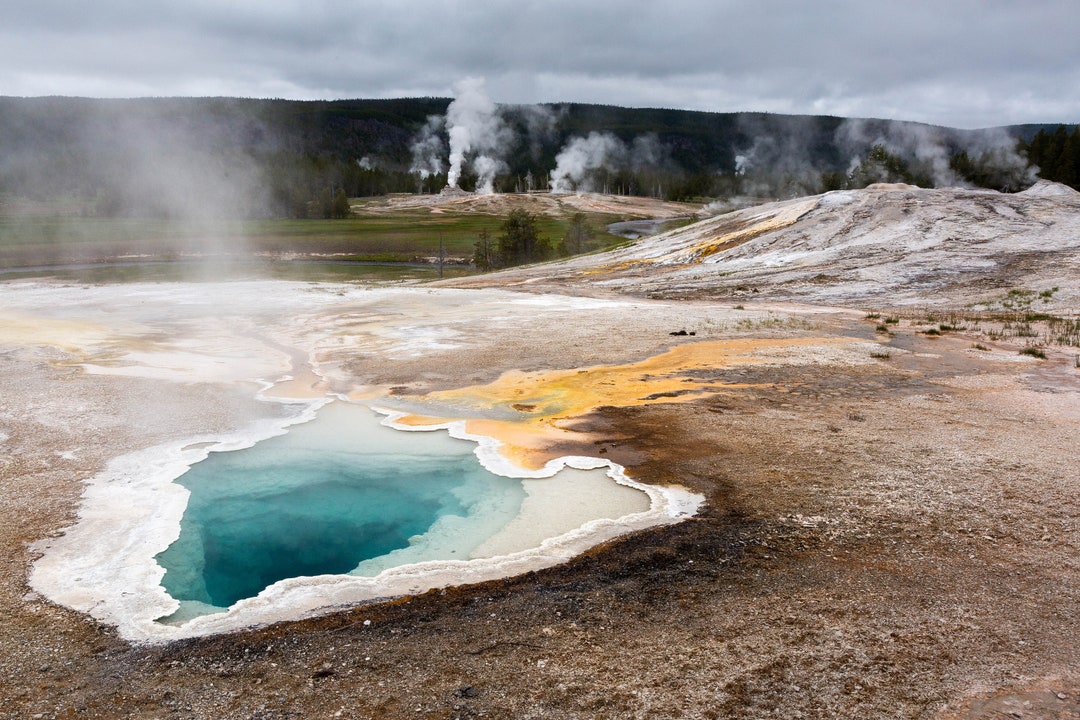 Heart Spring in Yellowstone Wall Art by Mike Cavaroc of Free Roaming ...