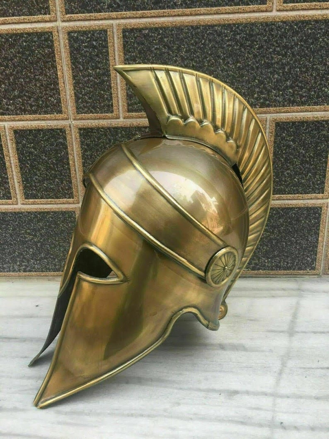 Spartan Authentic Corinthian Helmet Spartan Hoplite Armor - Etsy