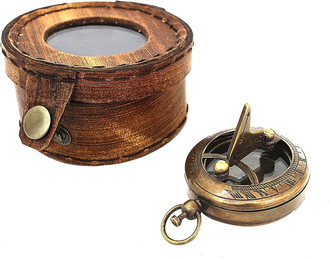 Sundial Compass With Actual Handwriting Engraving Greeting - Etsy