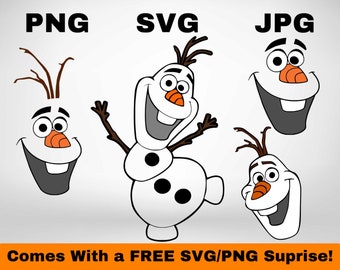 Olaf Svg | Etsy