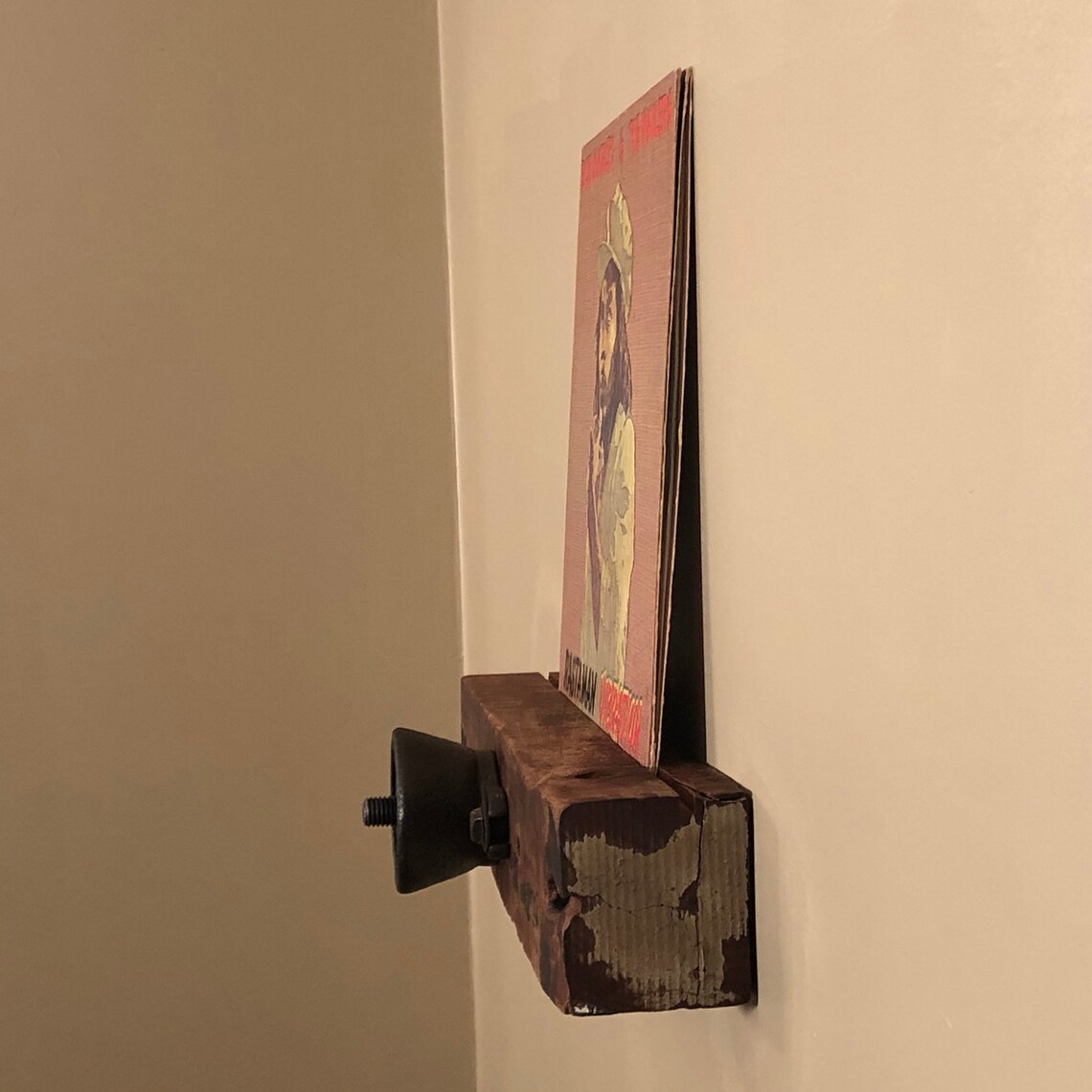 Reclaimed Vinyl Record Floating Shelf - Etsy