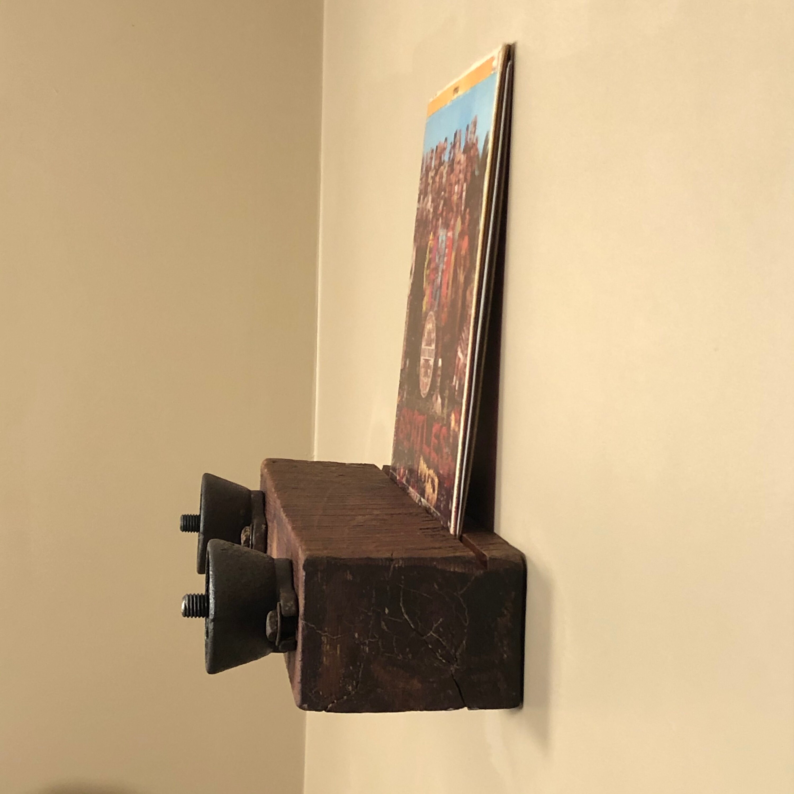 Reclaimed Vinyl Record Floating Shelf - Etsy New Zealand