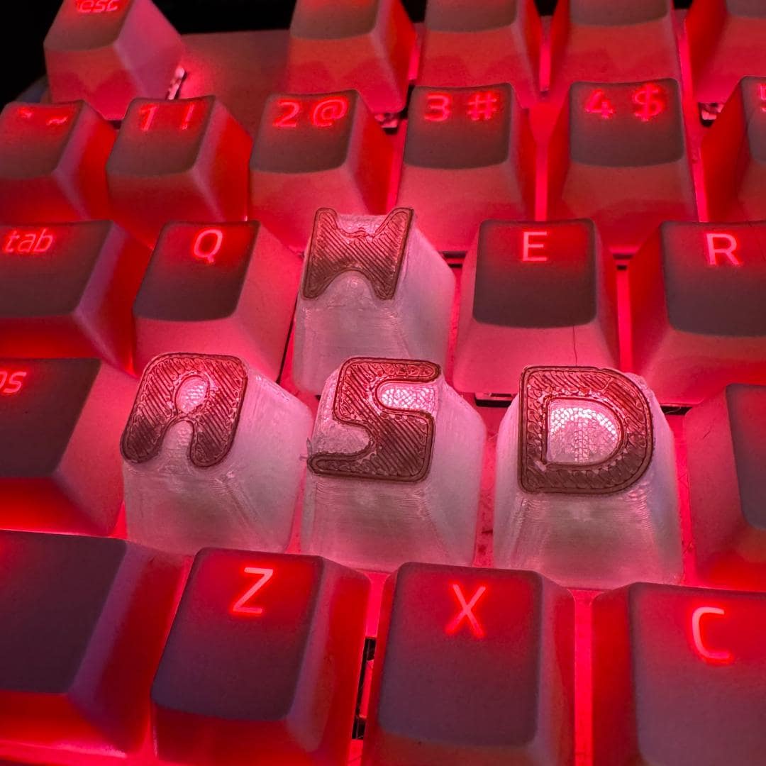 Large Letter Keycap | Bubble Letter Caps for Mechanical Keyboard ...