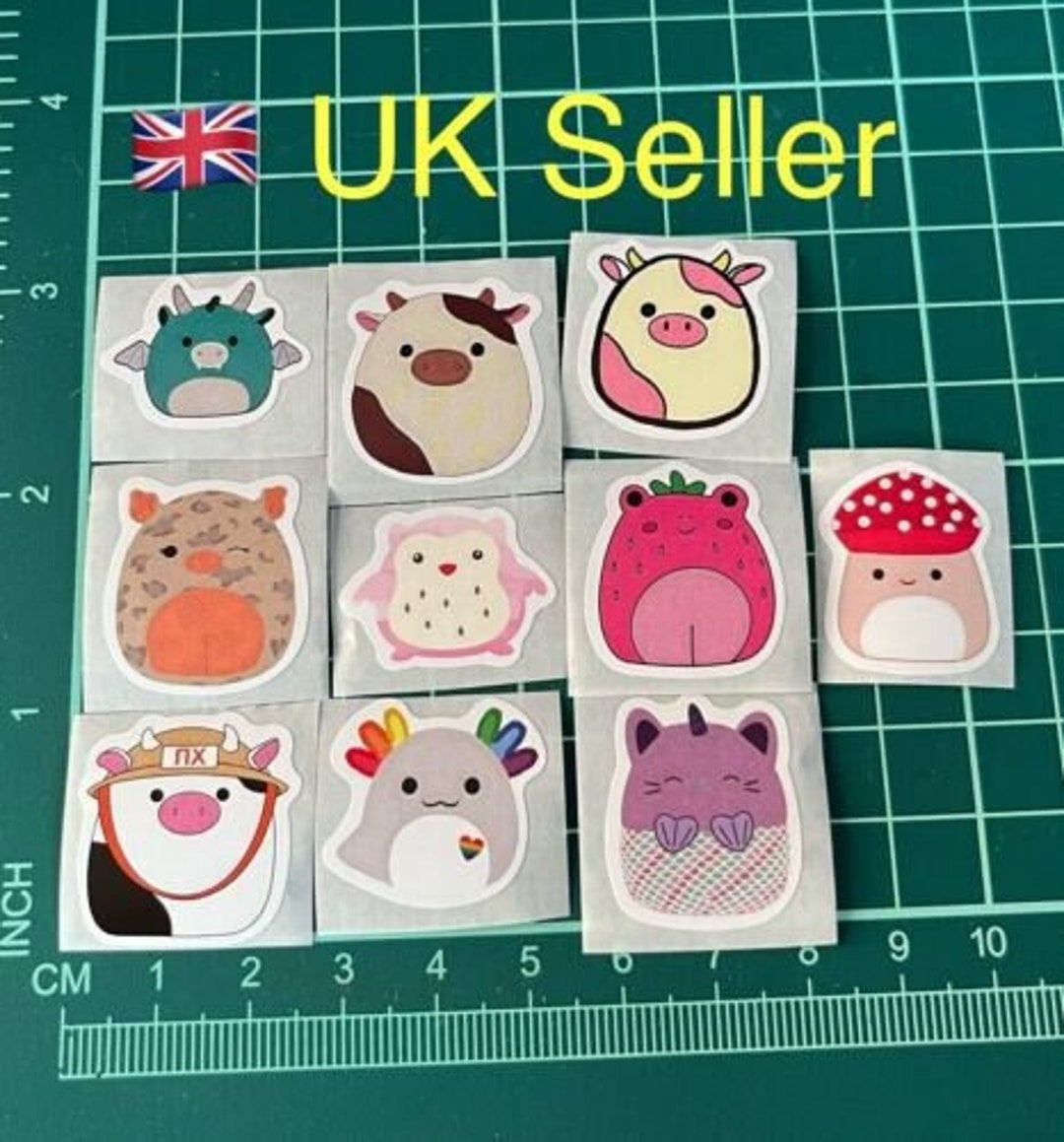 Cute Animal Stickers 10 Sticker Pack - Etsy