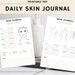 Daily Skin & Acne Journal PDF Printable | Skin Tracker for Face + Body ...