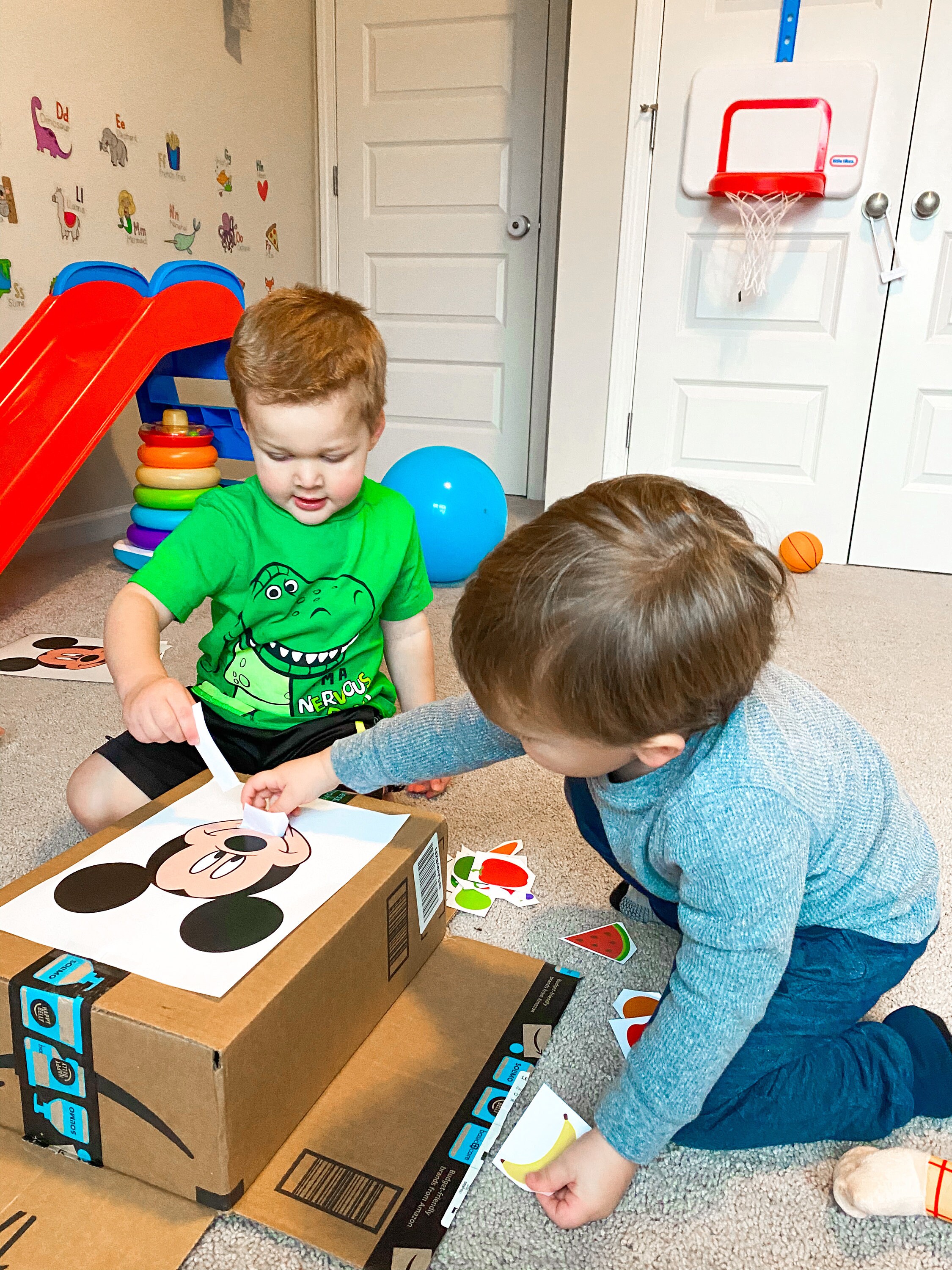 Feed Mickey Fruits and Vegetables Toddler Activity - Etsy