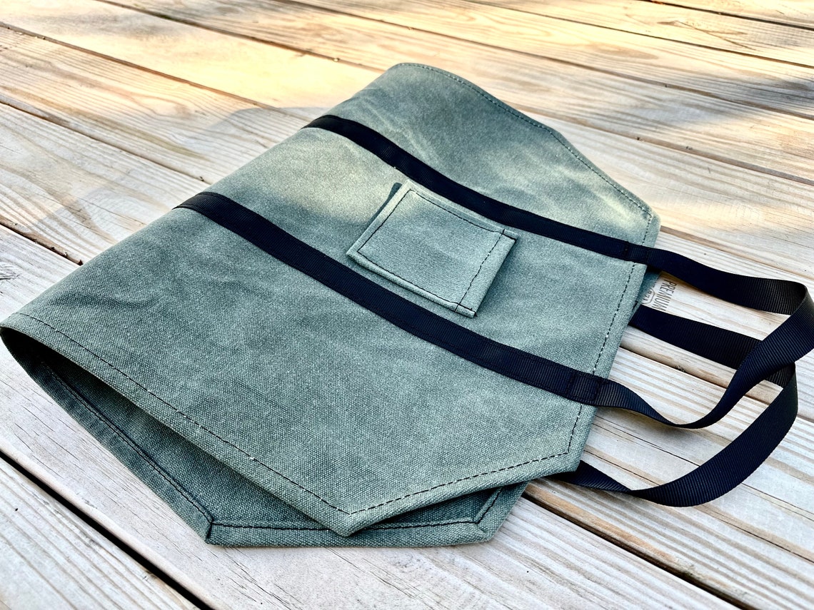 Heavy-duty Waxed Canvas Firewood Log Carrier – Durable & Stylish ...