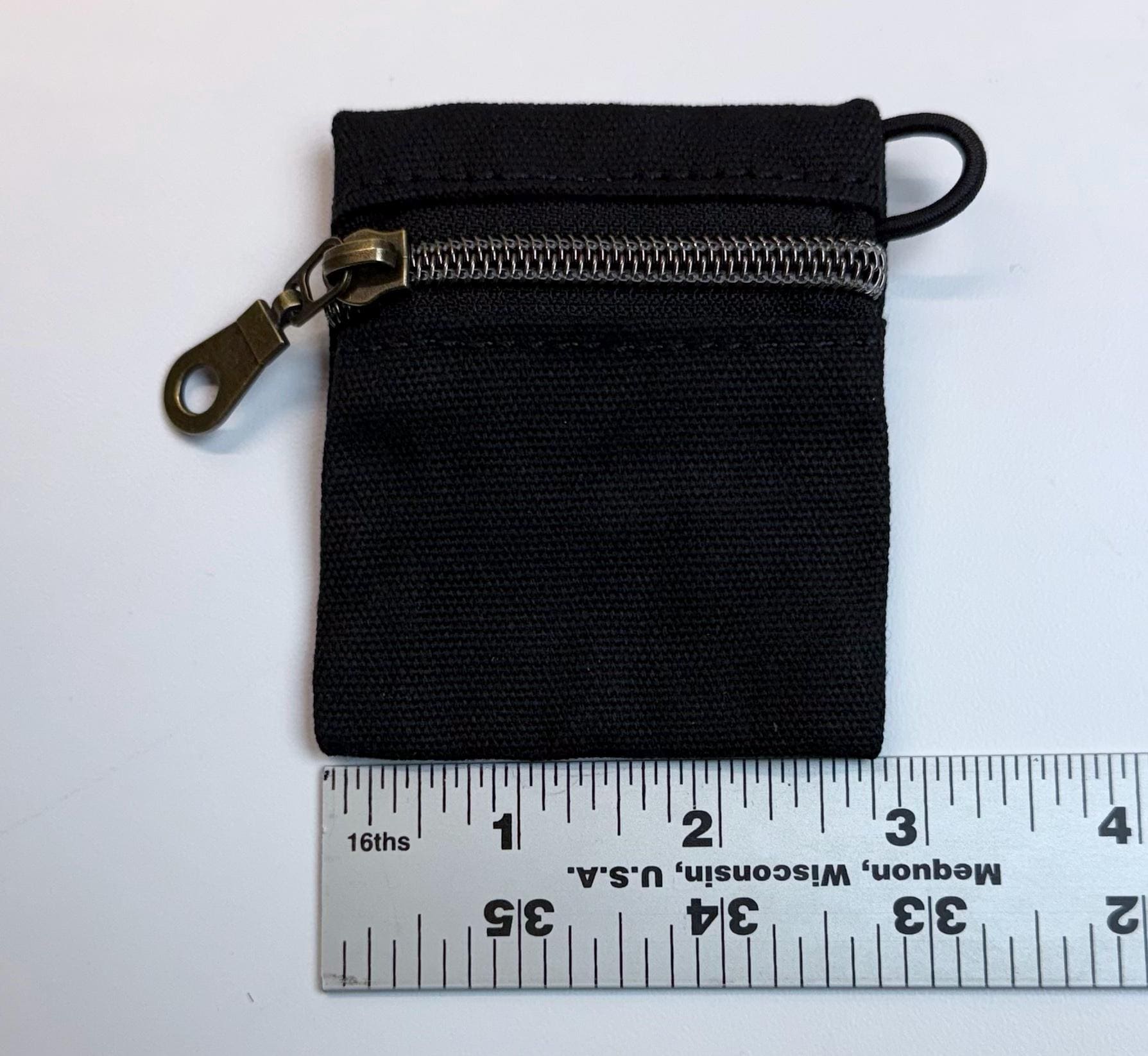 Waxed Canvas Micro Zip Pouch: Waterproof Travel Coin Purse - Etsy