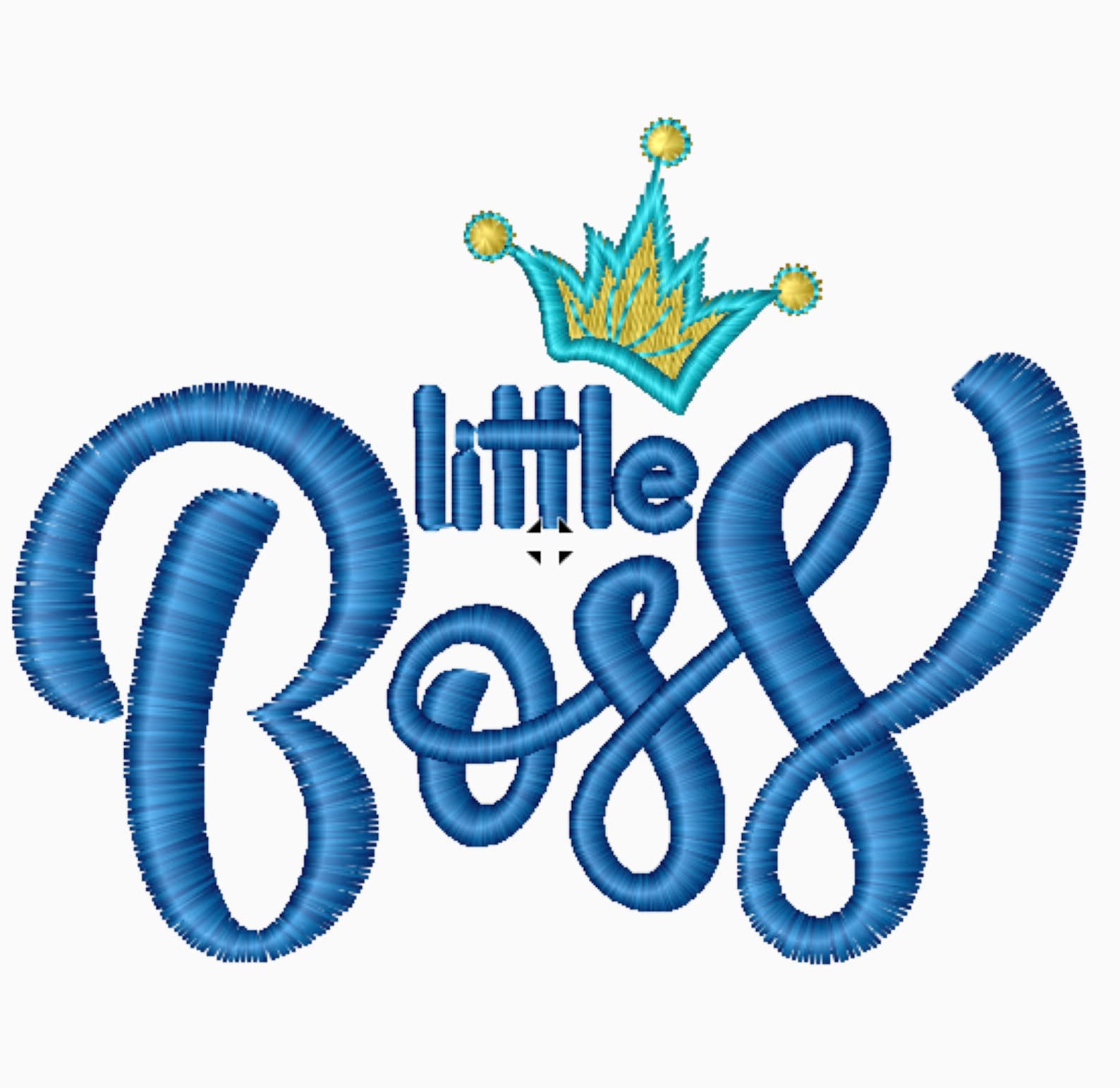 Little Boss / Embroidery Design - Baby Machine Embroidery Designs for ...