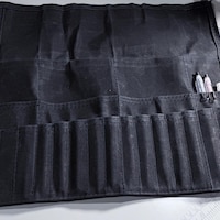 Waxed Canvas Tool Roll, Artist Roll, Knitters Roll, Roll up Pencil Case ...