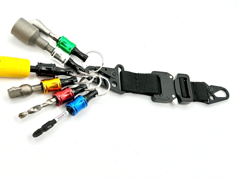 Quick Release Keychain Drill Bit Holder, Easy Clip - Etsy