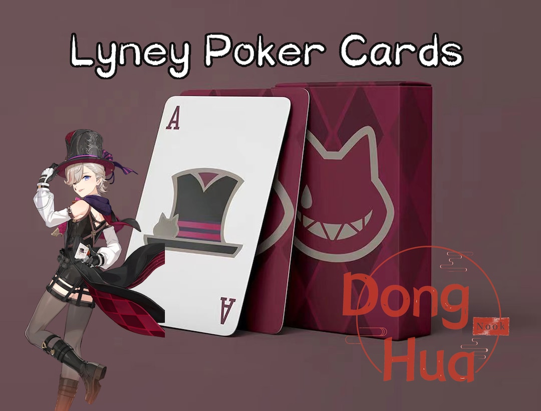 Genshin Impact Lyney Playing Card Deck Genshin Impact Magic - Etsy UK