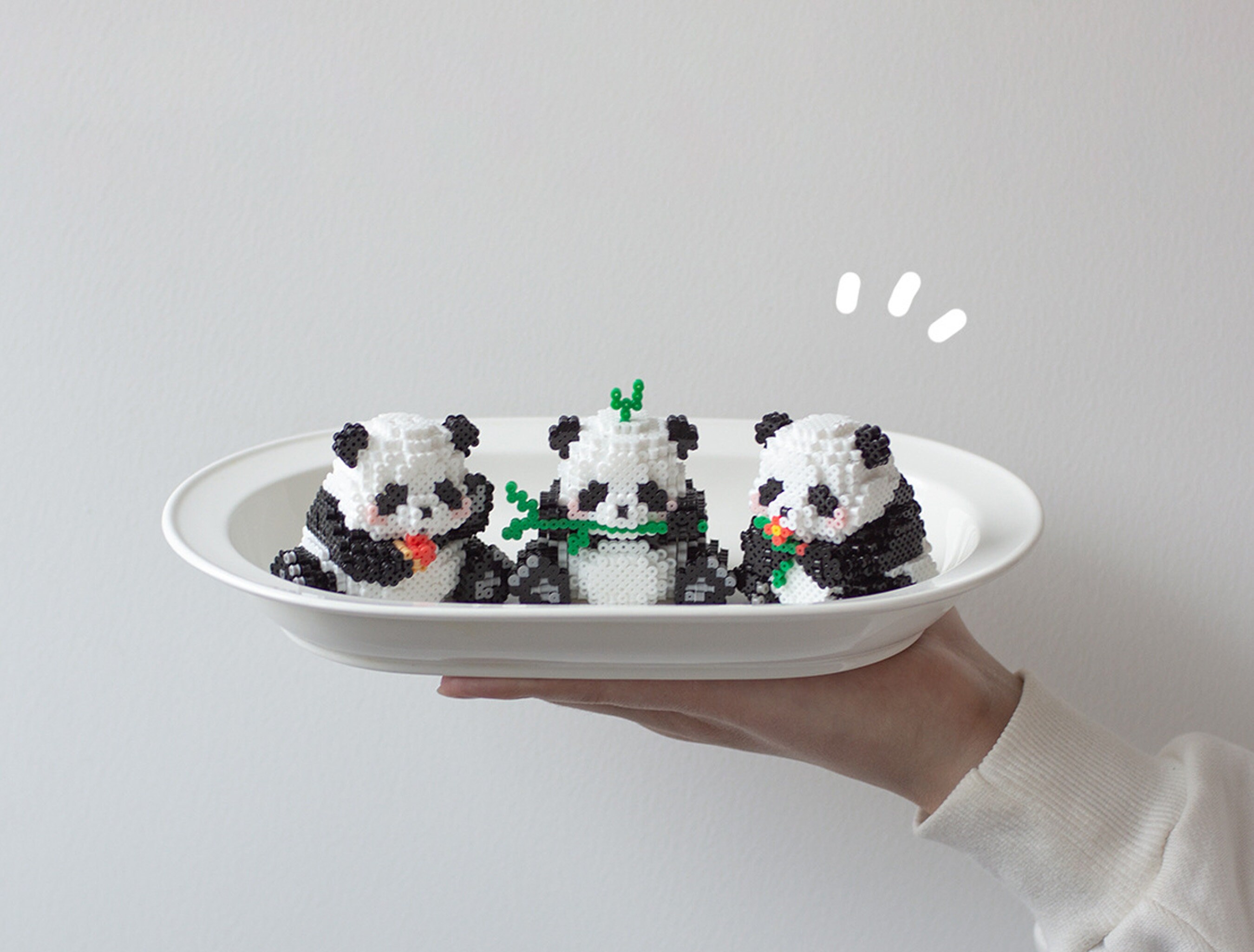 Instant Download Panda 3D Perler Bead Pattern - Etsy Canada