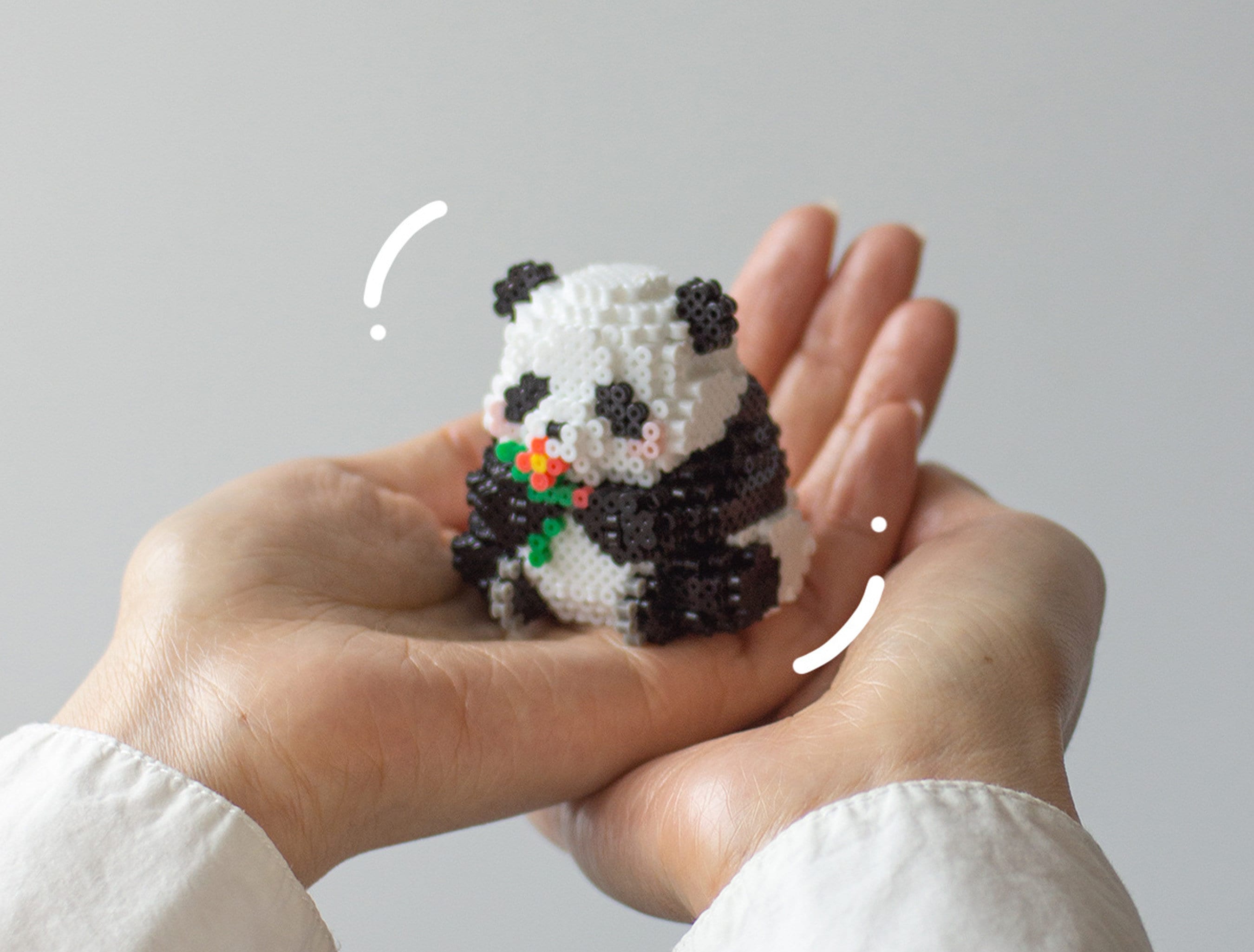 Instant Download Panda 3D Perler Bead Pattern - Etsy Canada