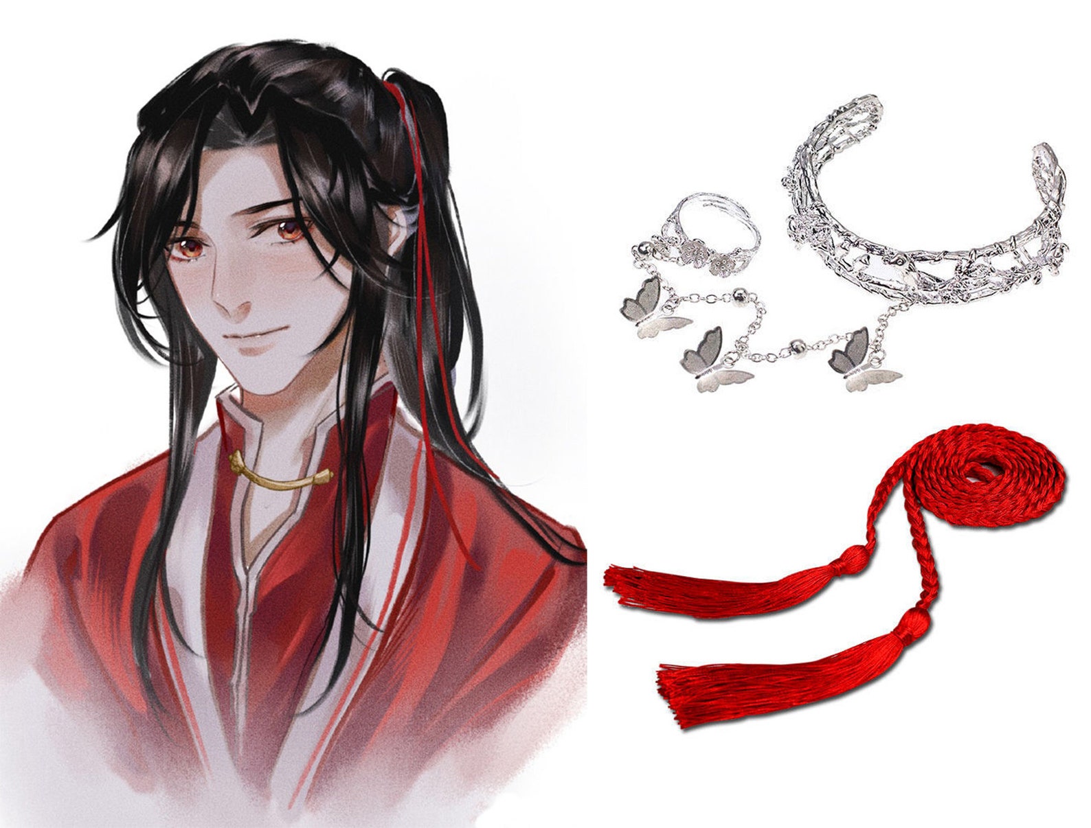 Hua Cheng Hair Band Buy 1 Get 1 Free Hua Cheng Deathly Spirit - Etsy