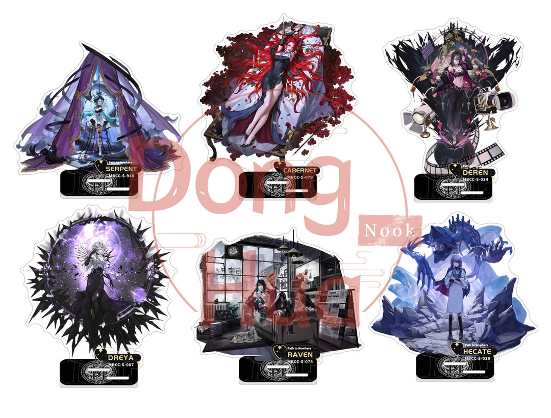 Path to Nowhere Figure Stand, Zoya, Hecat, Nox, Langley, Dreya, Serpent ...