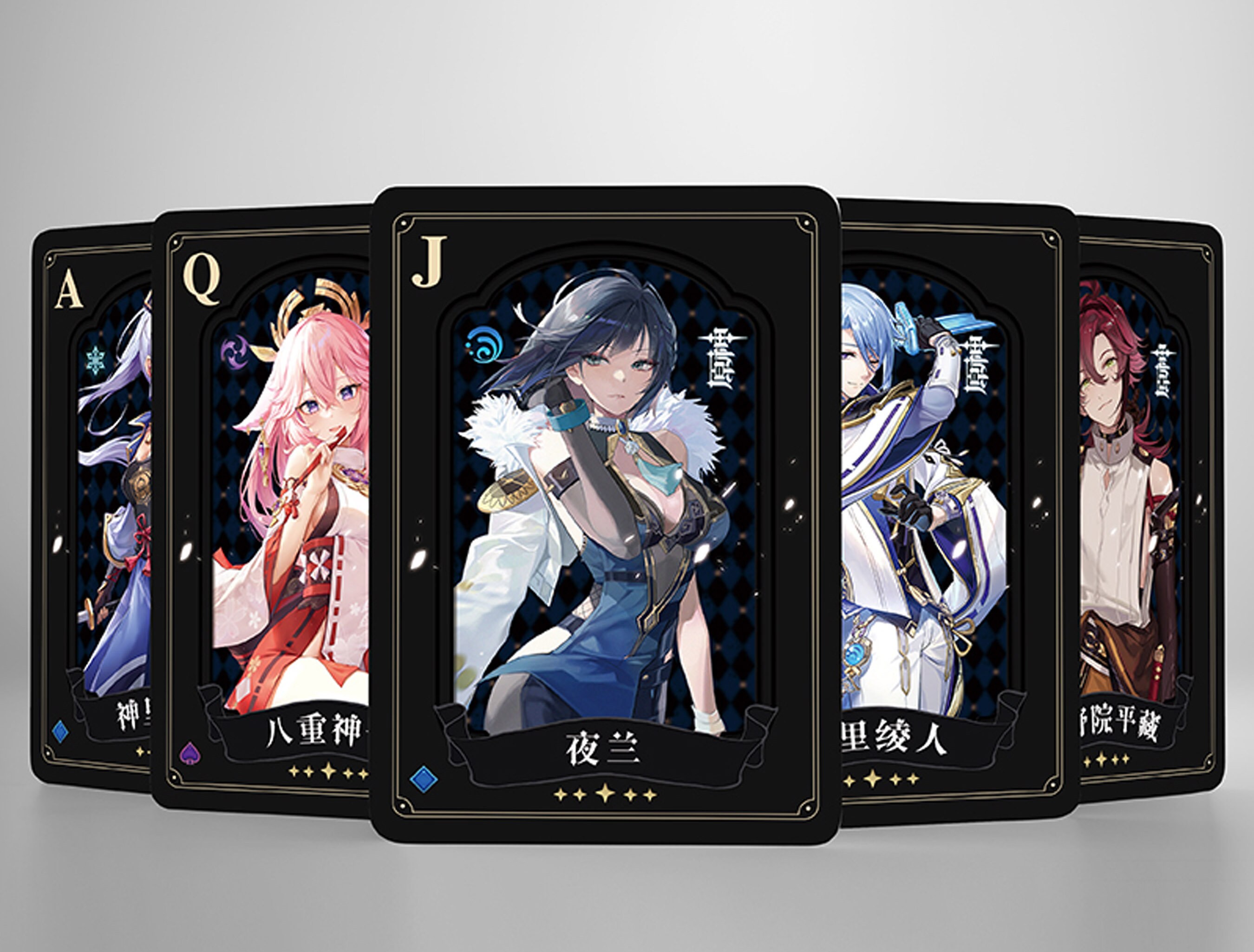 Genshin Impact Playing Card Deck Genshin Impact Card Genshin - Etsy Israel