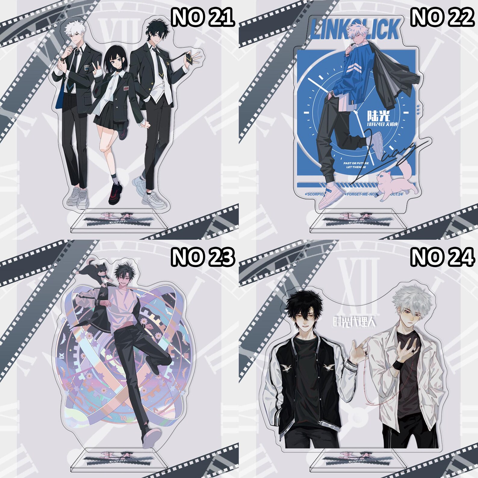 Link Click Acrylic Standee Buy 2 Get 1 Free, Link Click Figure Standee ...
