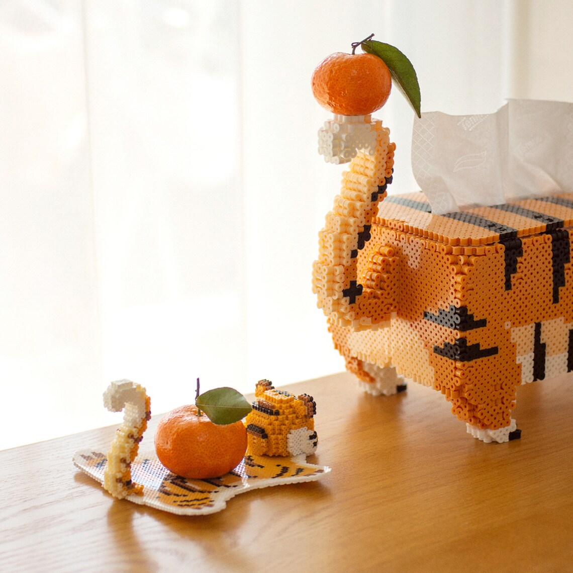 Instant Download Tiger Tissue Box Perler Bead Pattern Tiger | Etsy