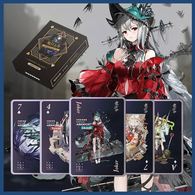 Arknights Poker Card Deck Arknights Playing Cards - Etsy