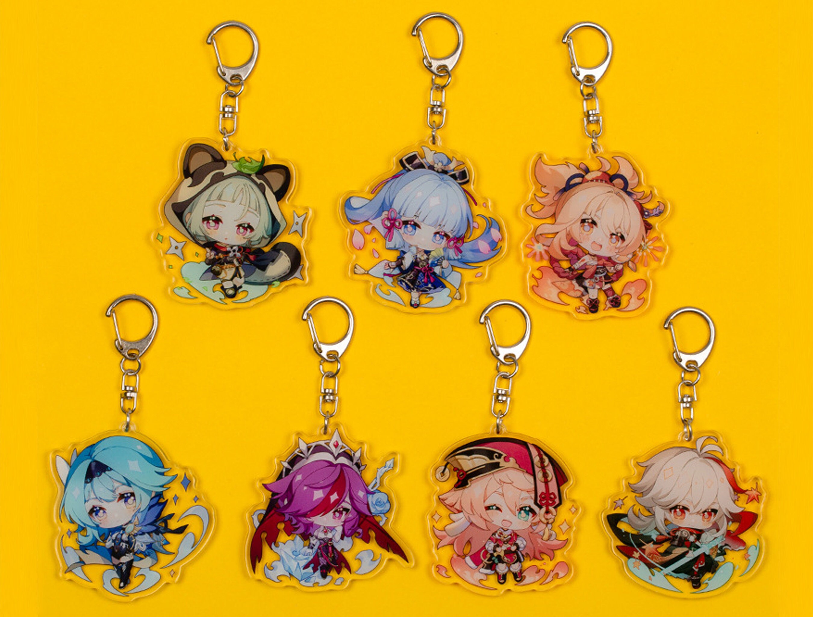 Genshin Impact Charm 3 Pieces Set Genshin Impact Charm - Etsy