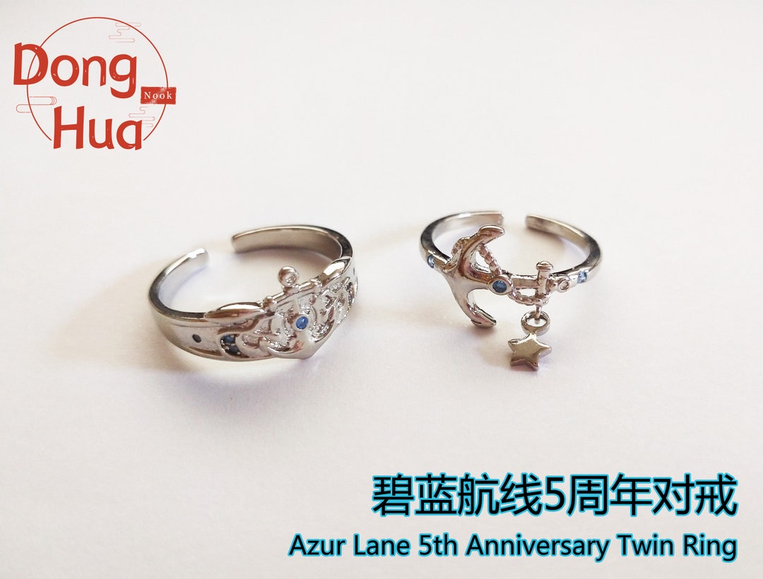 Azur Lane 5th Anniversary Twin Ring - Etsy Australia