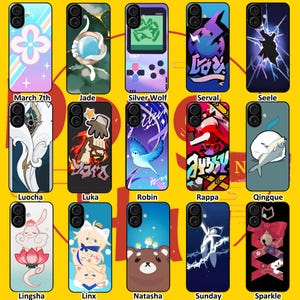Honkai Star Rail Mobile Phone Case, Pearl, Cyrene, Evanescia, Phainon ...