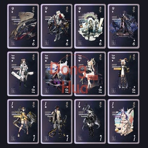 Arknights Poker Card Deck, Arknights Playing Cards - Etsy