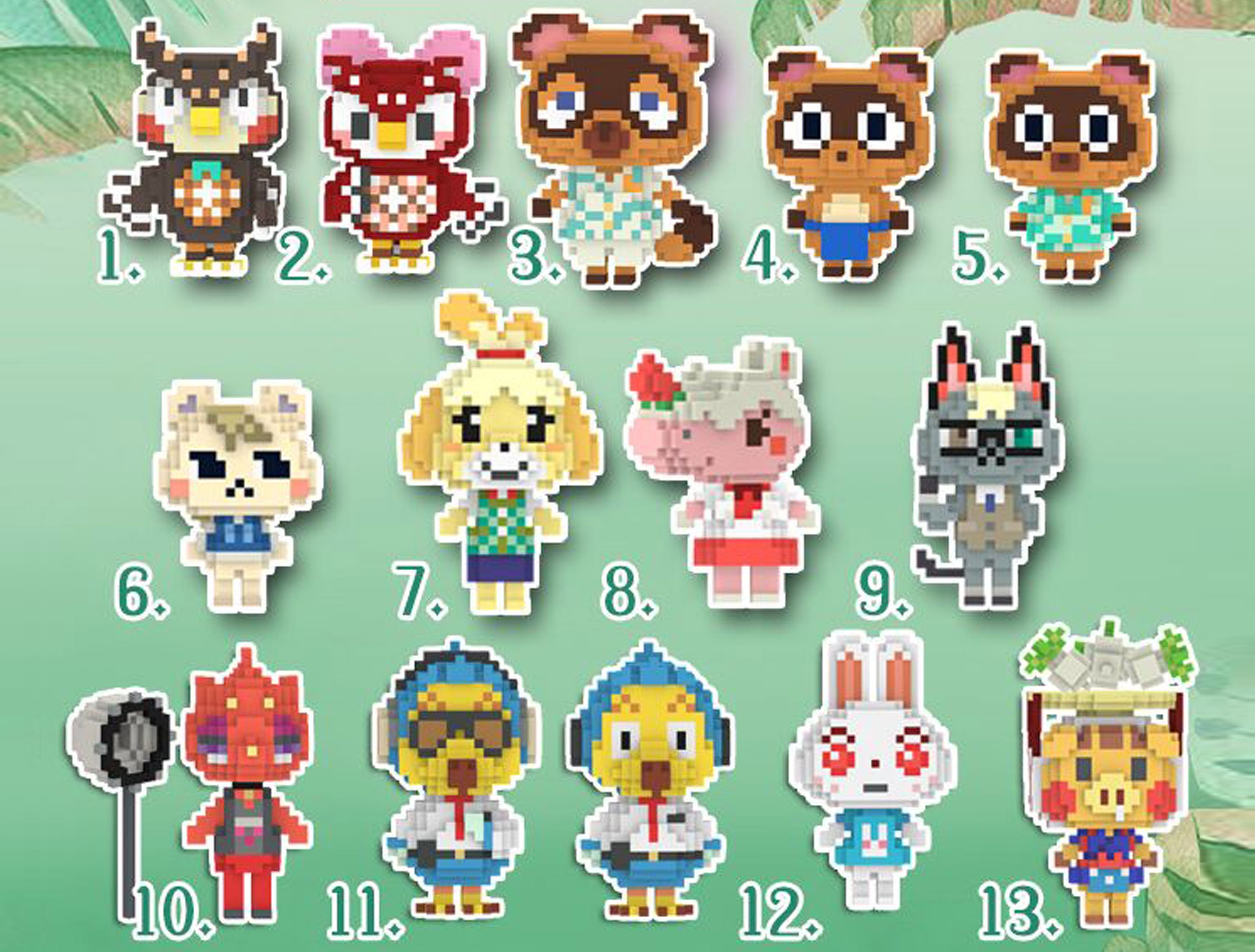 Craft Supplies & Tools Animal Crossing Isabelle 3D Perler Bead Pattern Tutorial Instant Download ...
