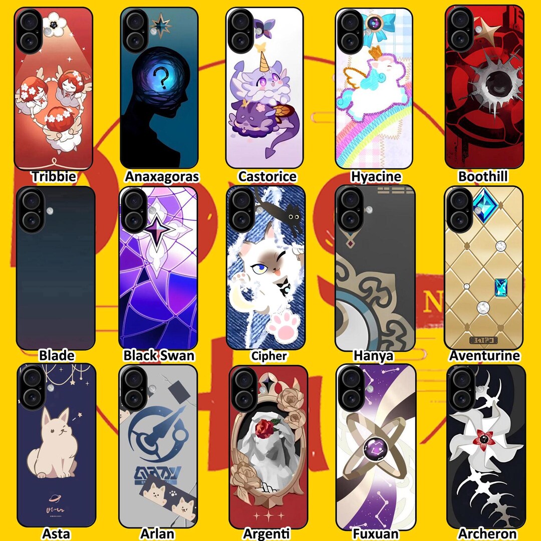 Honkai Star Rail Mobile Phone Case, Cipher, Hyacine, Castorice ...