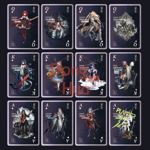 Arknights Poker Card Deck, Arknights Playing Cards - Etsy