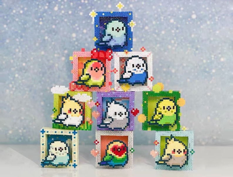 Instant Download Parrot Perler Bead Pattern - Etsy