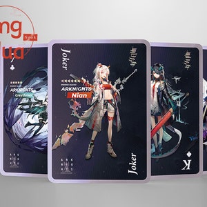 Arknights Poker Card Deck, Arknights Playing Cards - Etsy