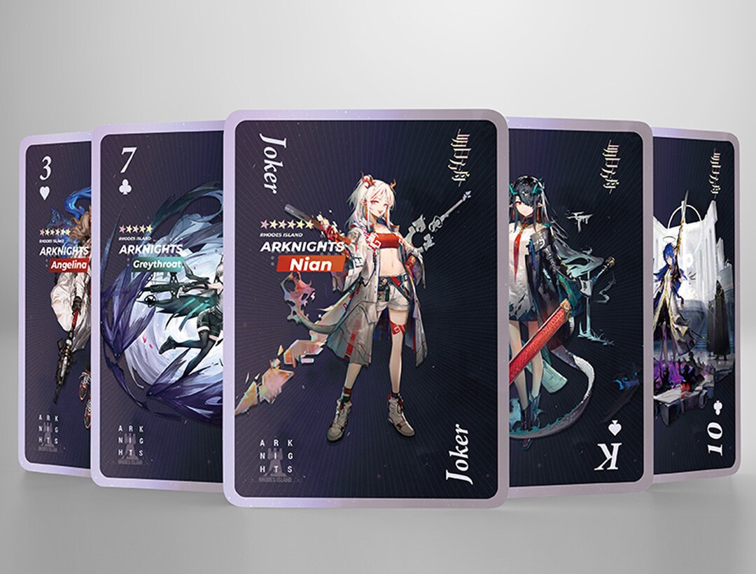Arknights Poker Card Deck Arknights Playing Cards - Etsy