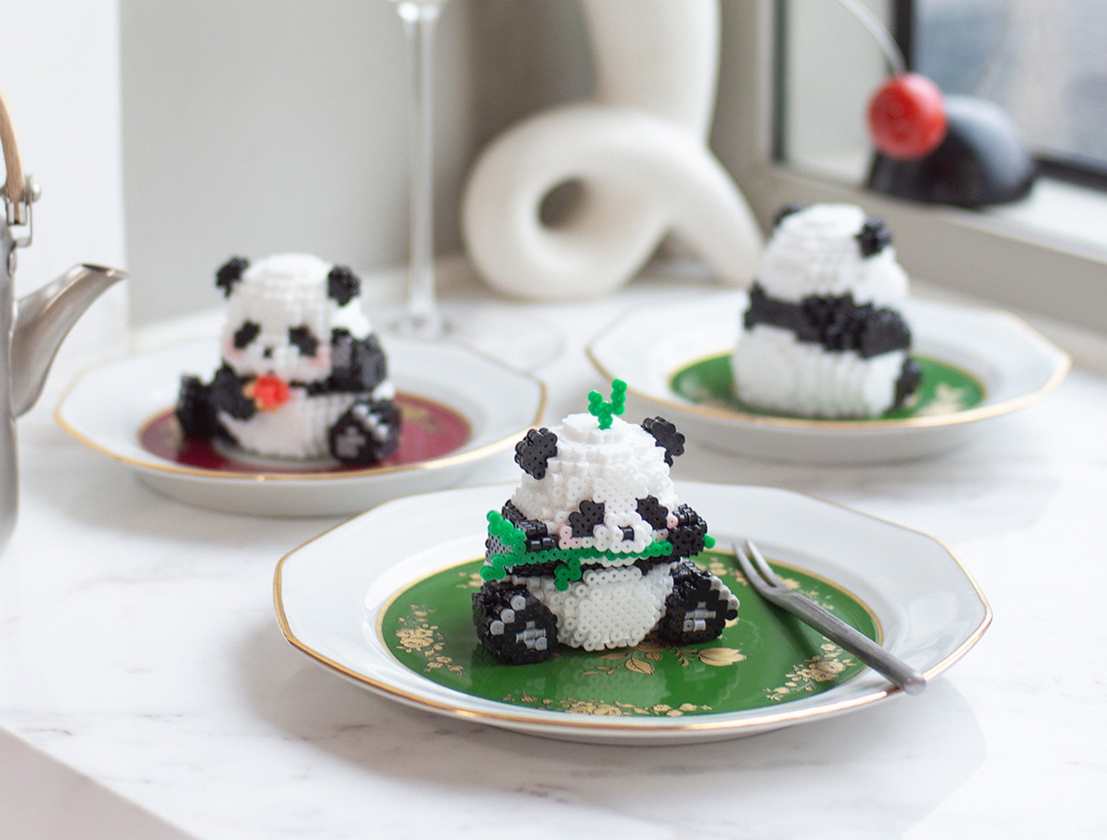 Instant Download Panda 3D Perler Bead Pattern - Etsy Canada