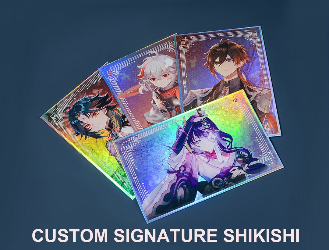 Custom Signature Shikishi Board Anime Shikishi Customization - Etsy