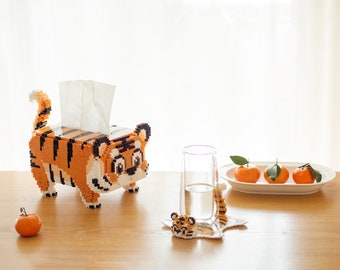 Perler Bead Tissue Box - Etsy