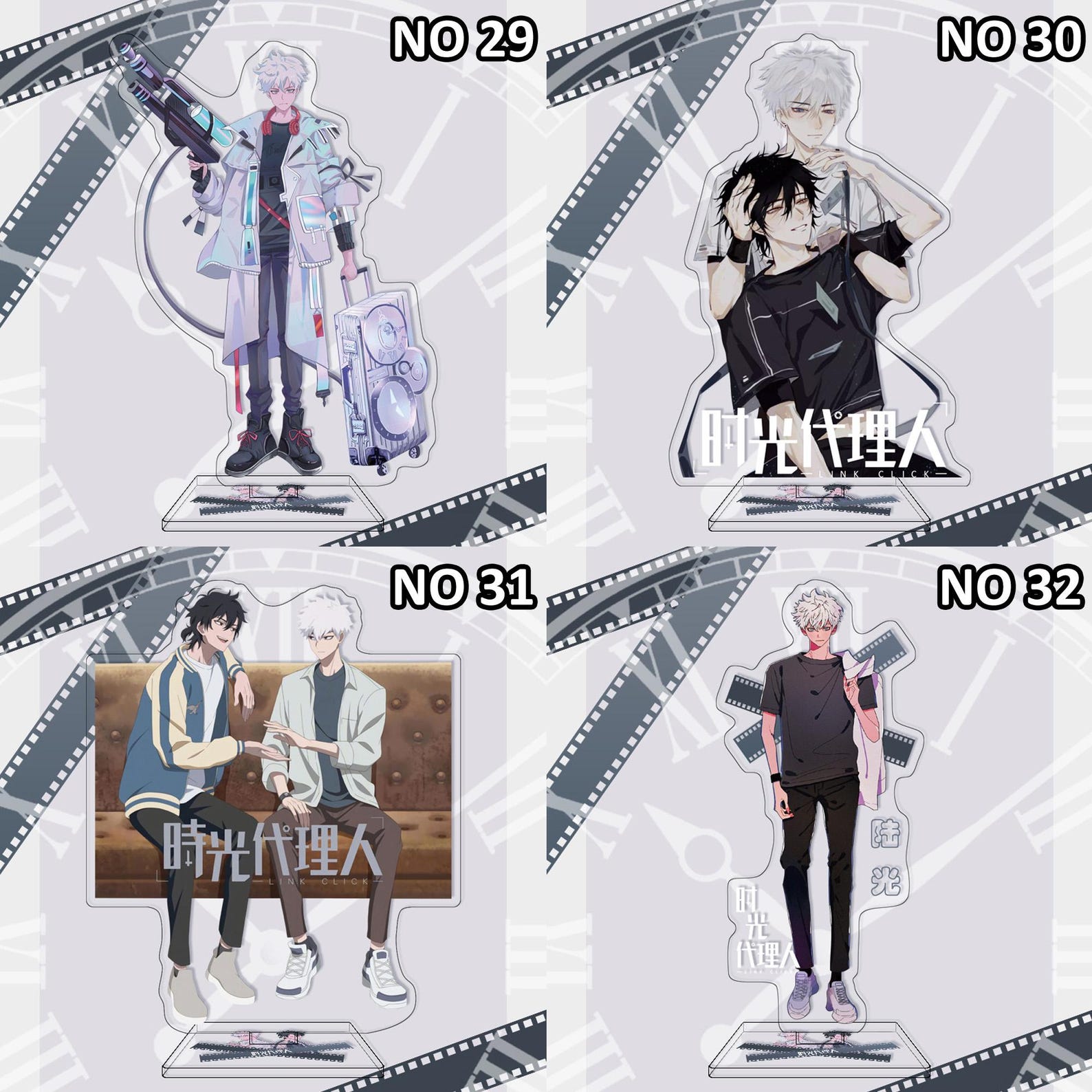 Link Click Acrylic Standee Buy 2 Get 1 Free, Link Click Figure Standee ...