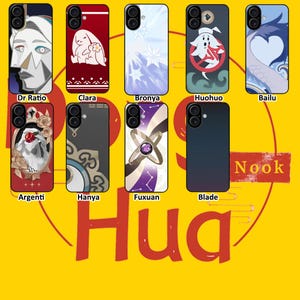 Honkai Star Rail Mobile Phone Case, Phainon, Cipher, Hyacine, Castorice ...