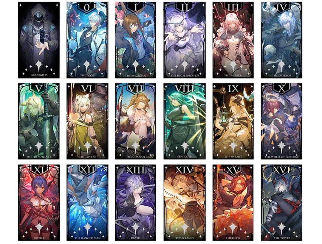 Arknights Tarot Cards, Arknights Collection Card, Arknights Gift - Etsy